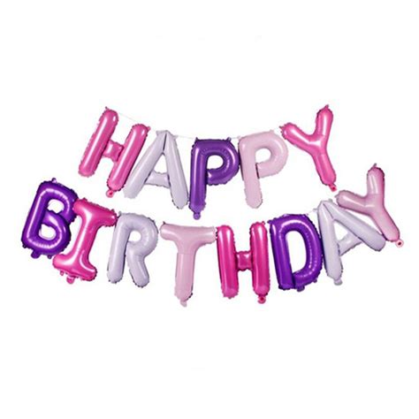 قیمت و خرید بادکنک ریسه فویلی طرح هپی برد دی کد 036 مجموعه 13 عددی