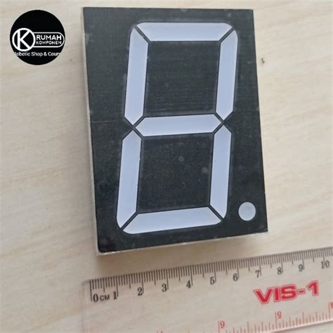 Jual SEVEN SEGMENT 7SEGMENT 7 SEGMEN 3 Inch Merah Common Anoda Anode