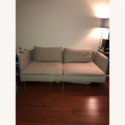 Ikea Soderhamn Beige Sofa W Arms Aptdeco