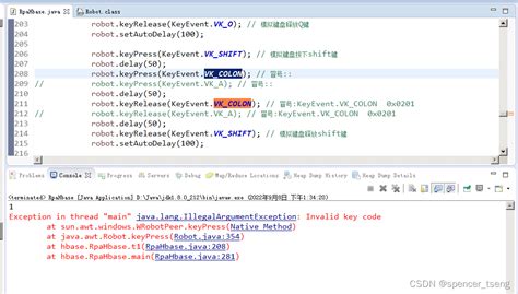 Keyeventvkcolon Exception In Thread “main“ Javalang