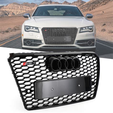 2012 2015 Audi A7s7 Rs7 Style Honeycomb Sport Mesh Hex Grille Grill B
