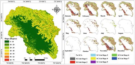 9 Classified Slope Map In Degrees And Sca In Each Slope Class Download Scientific Diagram