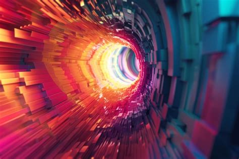 Premium Photo Chromatic Fusion Abstract Multicolor Visualization