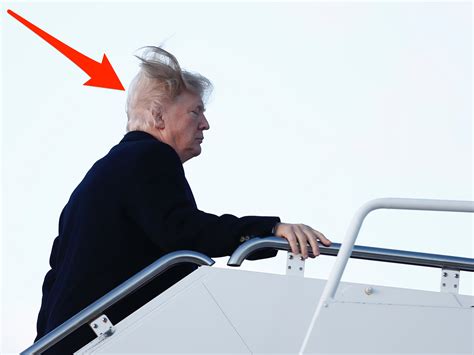 Trumps Absurd Efforts To Conceal His Hair Loss Were Revealed For A Brief Moment — And It