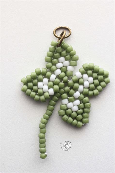 Seed Bead Pattern Four Leaf Clover Etsy