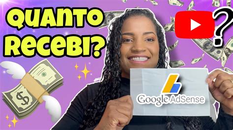 Meu Primeiro Pagamento Do Youtube Quanto Ganha Um Canal Pequeno