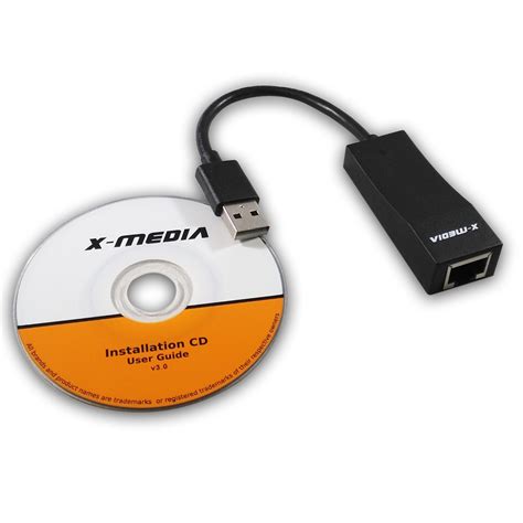 X MEDIA USB Fast Ethernet Mbps LAN Network Adapter