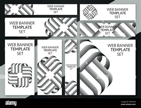 Business Banner Design Web Template Set Horizontal Header Web Banner Cover Header Background