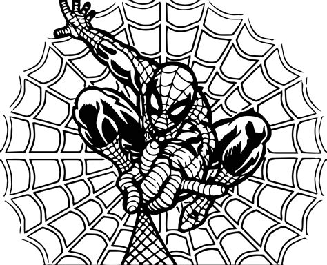 Coming Spider Man Coloring Page