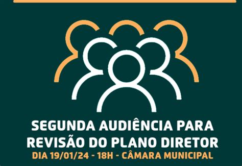 Notícia Prefeitura Realizará Segunda Audiência Pública Para Revisão