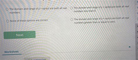 Answered O The Domain And Range Of Y Sqrt X Are Both All Real Numbers