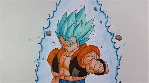 How To Draw Gogeta Super Saiyan Blue YouTube