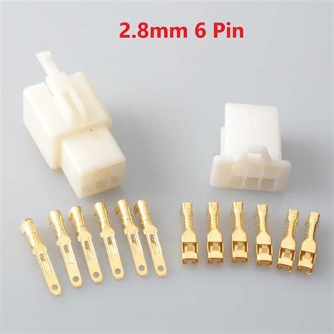 Pin Connector Terminal Socket 2 Pin 2 8mm 3 Pin 4 Pin 6 Pin 9 Pin For Connecting Wire Harness