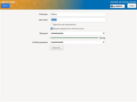 Fedora 35 Install Configration Server World