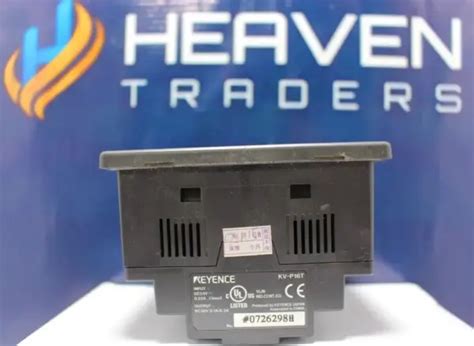Keyence Kv P16t Panel Mounted Plc With Built In Display Functions Price In Pakistan Heaven Traders