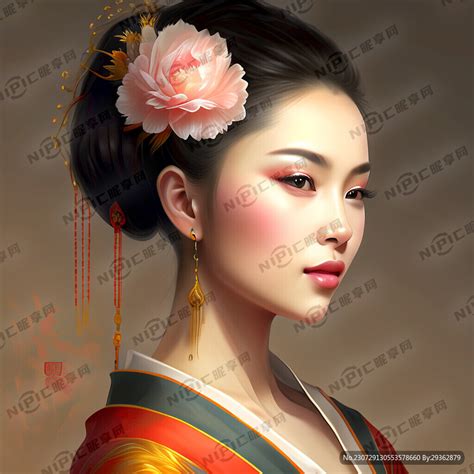 Ai创作图美女 昵图网