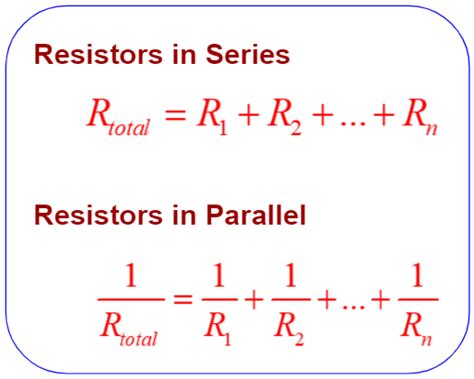Resistors In Series And Parallel Formula Derivation 44 Off