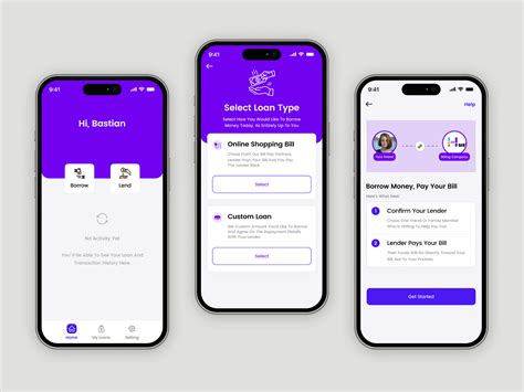 Borrow And Loan App Ui Ux Design By Rizwan Ali On Dribbble