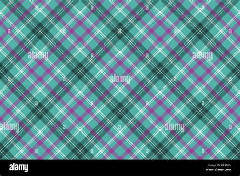 Blue Tartan Plaid Seamless Pattern Vector Illustration Stock Vector