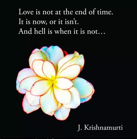 ~ Jiddu Krishnamurti
