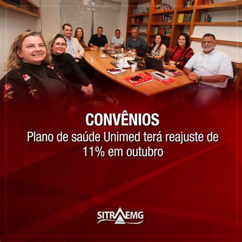 Plano De Saúde Unimed Terá Reajuste De 11 Em Outubro Sitraemg