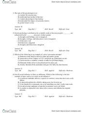 Exam Ch1 Pdf Find More Resources At Oneclass 1 The Task Of The