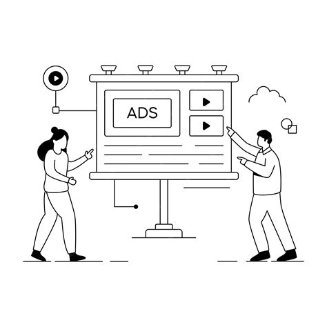 Premium Vector Data Analysis Character Based Line Illustration