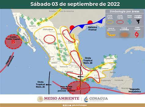 Lluvias intensas y torrenciales en las próximas horas para Chiapas SMN Diario La Voz del