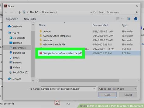 4 Ways To Convert A PDF To A Word Document WikiHow