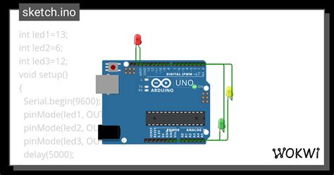 Led Wokwi Esp Stm Arduino Simulator