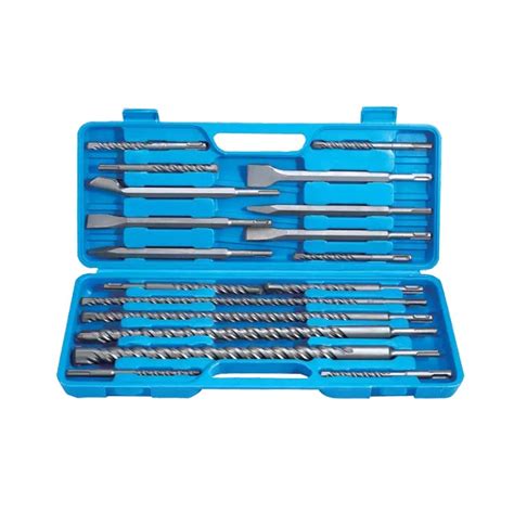 18pcs Sds Plus Drill Bit And Sds Chisel Set In Plastic Box Firstrate