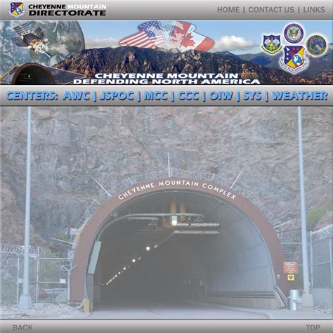 Cheyenne Mountain Complex Layout