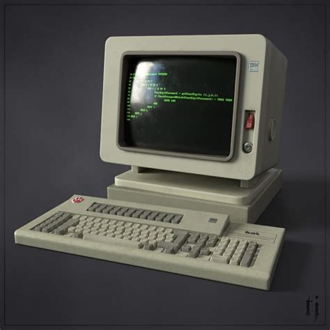 Ibm 3180 And Stranger Things Scene Wip Tj Hardy Ibm Old Computers