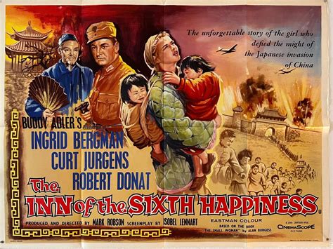 The Inn Of The Sixth Happiness Original British Quad Film Poster Blue