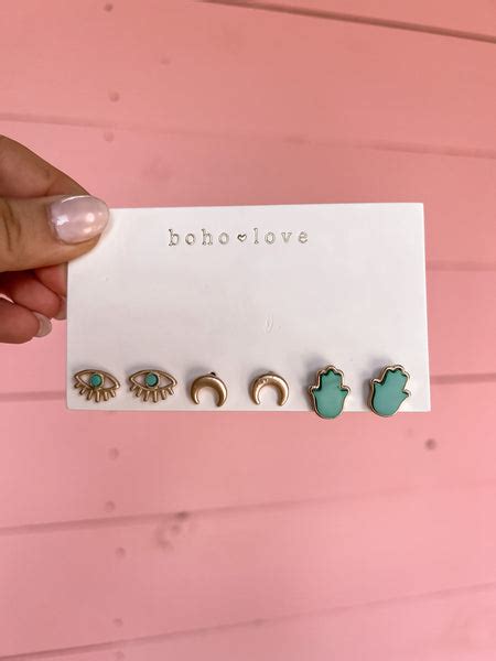 New Moon Earring Set Love Jentry