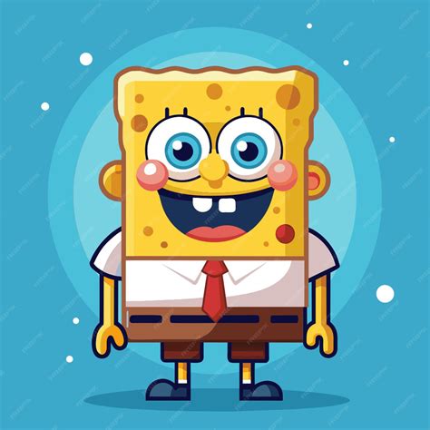 Spongebob Vector Illustration Flat 2 Premium Ai Generated Vector
