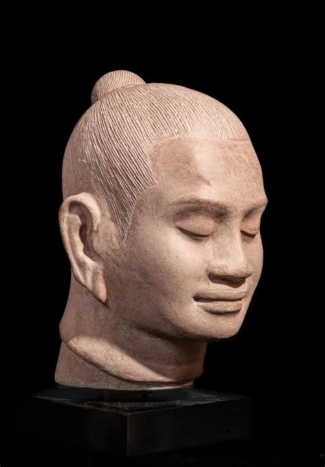 Head Of King Jayavarman Vii Master Artisans