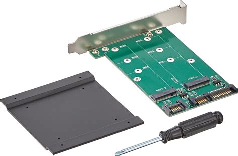 Amazon Com Vantec Multi Size Dual M To Two SATA III Port Converter Kit UGT M ST Electronics
