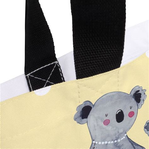 Mr And Mrs Panda Shopper Koala Familie Gelb Pastell Geschenk