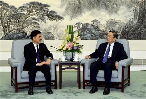 俞正声会见台北市长一行