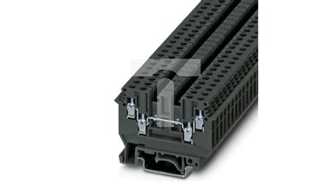 Złączka szynowa 4 przewodowa 4mm2 32A 630V ciemno szara TB 4 QUATTRO I