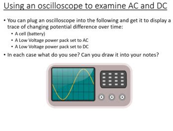 GCSE Science Physics AC DC And The National Grid Lesson And Powerpoint