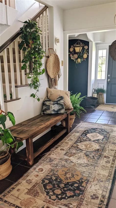 68 Perfect Boho Entryway Ideas For Homes Decorwitheva