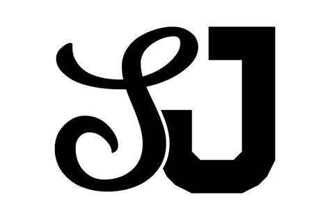 Sj Monogram Logo Design Graphic By Coloring Zone · Creative Fabrica