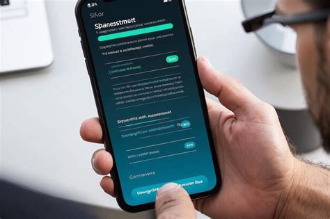 Premium Photo Man Showing Smartphone Assessment On Screen