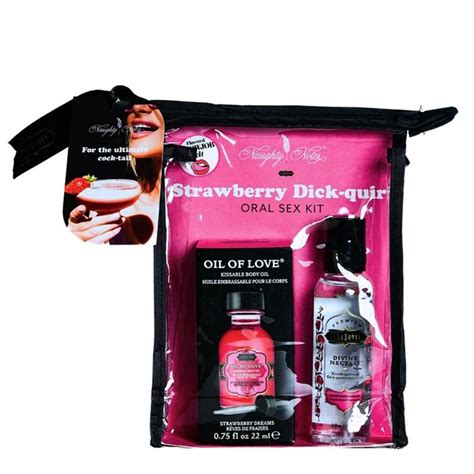 Kama Sutra Strawberry Dick Quiri Oral Sex Kit Saras Secret