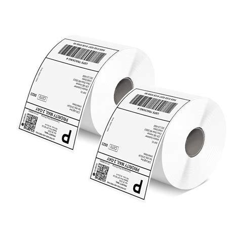 Munbyn Blue 4x6 Inch Direct Thermal Labels 500 Labels Stacks Fanfold Shipping Label Paper For
