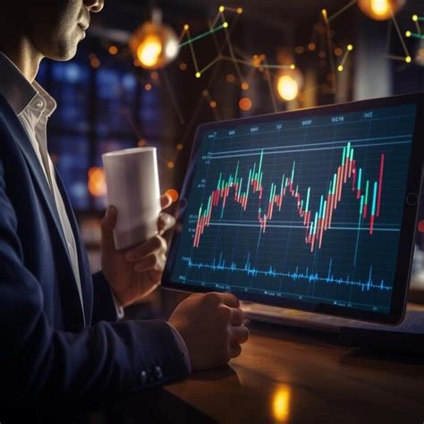 Premium Ai Image Businessman Holding Tablet Analyzing Sales Data And