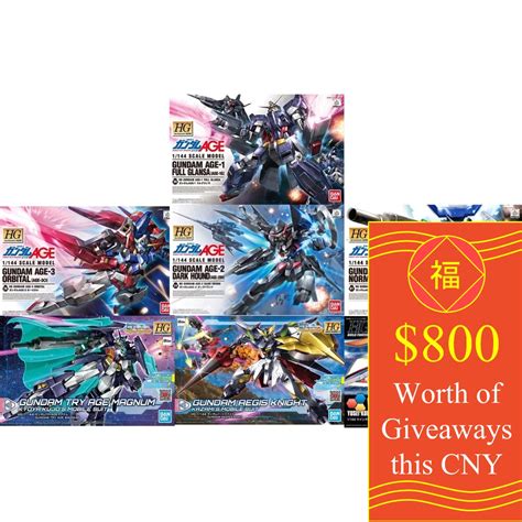 Japan Import Hg 1144 Gundam Build Divers Fighters Try Age Magnum