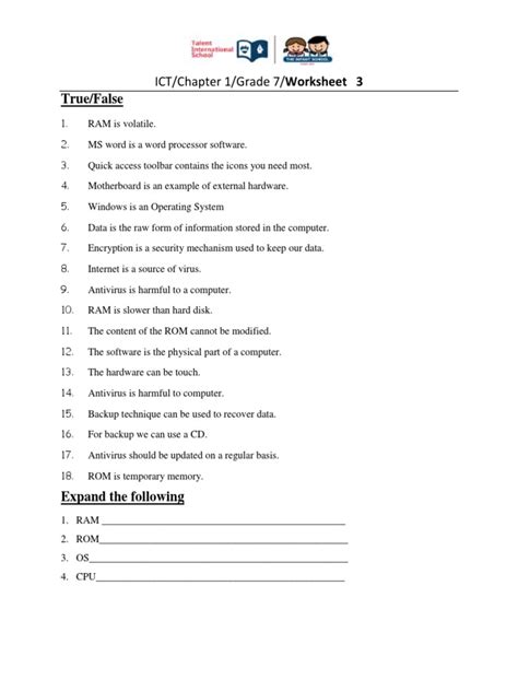 g7 ict ch1 worksheet 3 pdf